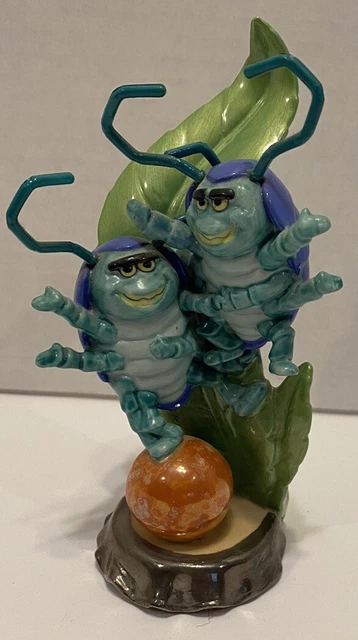 DISNEY PIXAR TUCK & Roll A Bugs Life Ceramic Figurine Pill Bugs Sri ...
