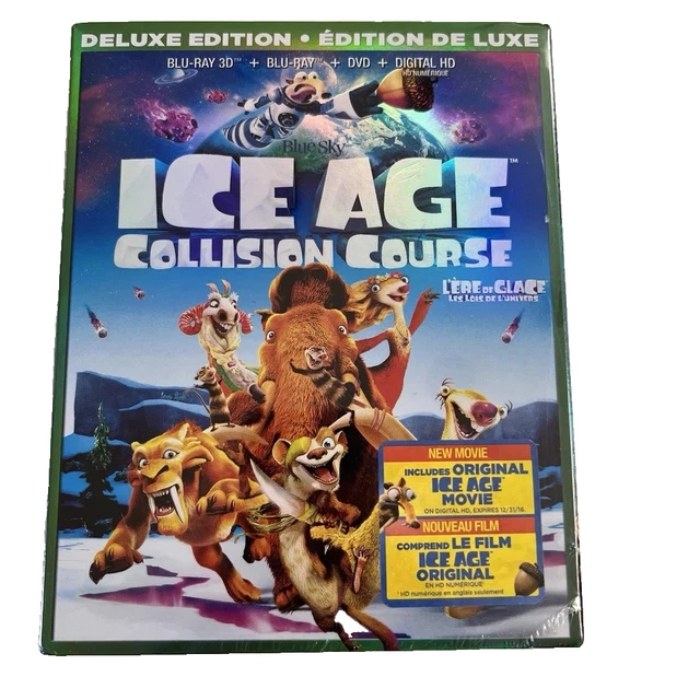 ICE AGE: COLLISION Course (3D Blu ray/Blu ray/DVD Bilingual) Includes ...
