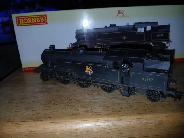 HORNBY R2637 BR Black L/Crest 2-6-4 Stanier Class 4P Tank Loco 42437 ...