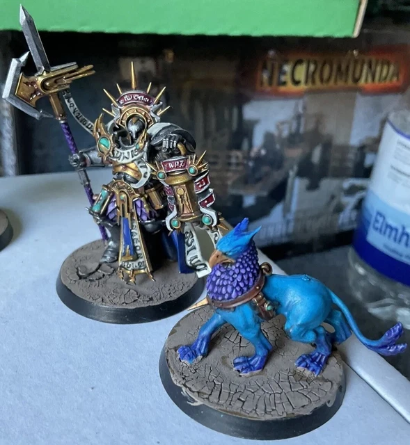WARHAMMER AOS - Stormcast Eternals - Lord Castellant + Gryph Hound (R44 ...