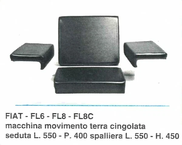 IMBOTTITURA SEDILE PER Trattore Fiat Fl6 Fl8 Fl8C (5Aco) EUR 174,90 ...
