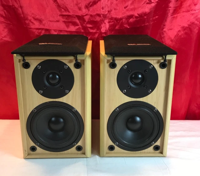 ACOUSTIC SOLUTIONS AV-20 Bookshelf Speakers 50 - 90 W 8 Ohms Tested ...