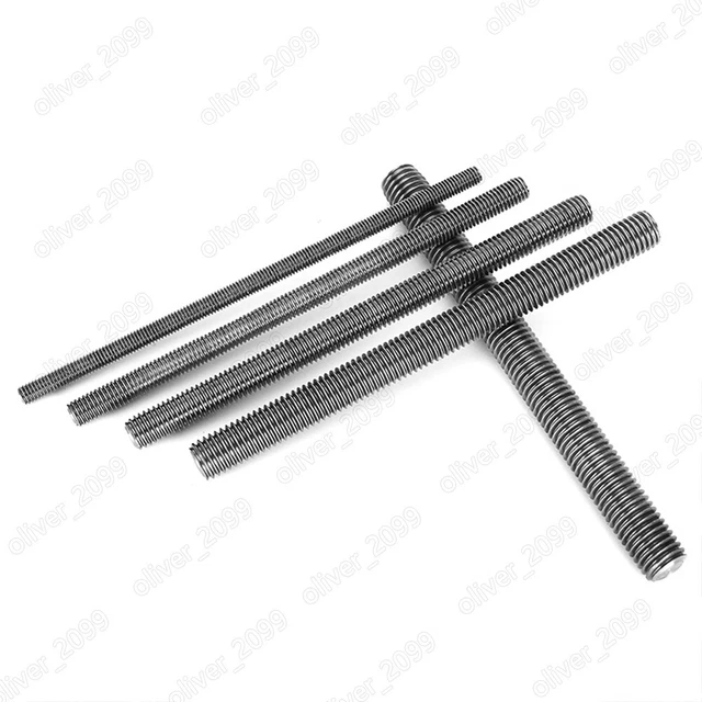 TITANIUM GR2 THREADED Rods Metric Thread Stud Bolts M3 M4 M5 M6 M8 M10 ...
