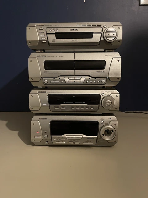 TECHNICS STEREO STACK System. Cd, Tape, Sound Processor, Tuner/Amp SH ...