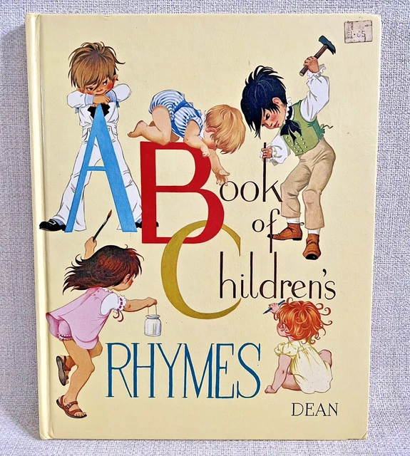 VINTAGE 70S JANET Anne Grahame Johnstone ABC Rhymes 1978 Deans Book ...