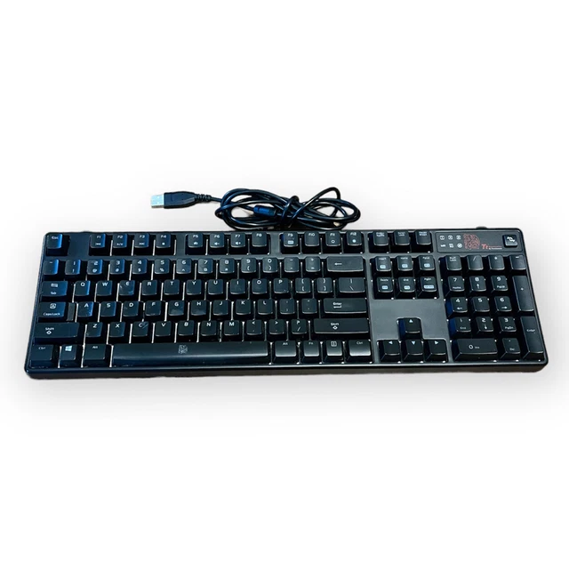 THERMALTAKE ESPORTS POSEIDON Z RGB Mechanical Gaming Keyboard with Blue ...