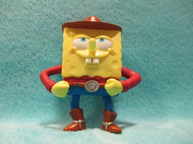 RARE 2005 BURGER King Spongebob Squarepants - Cowboy Sheriff Action ...