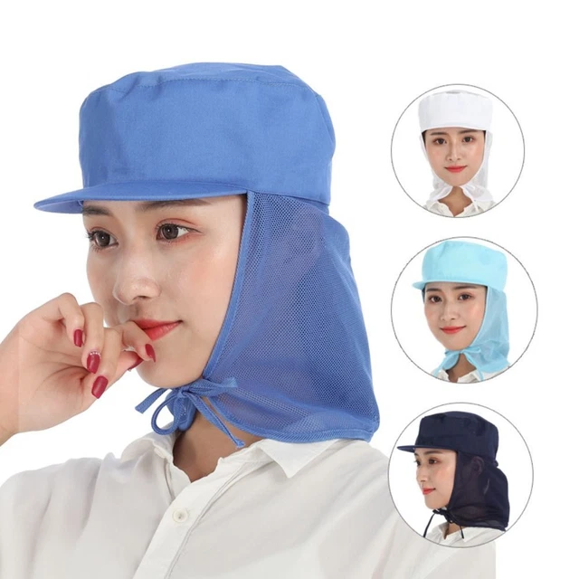 SMOKE-PROOF DUST CHEF Hat Work Wear Hair Nets Cap Work Hat Canteen ...