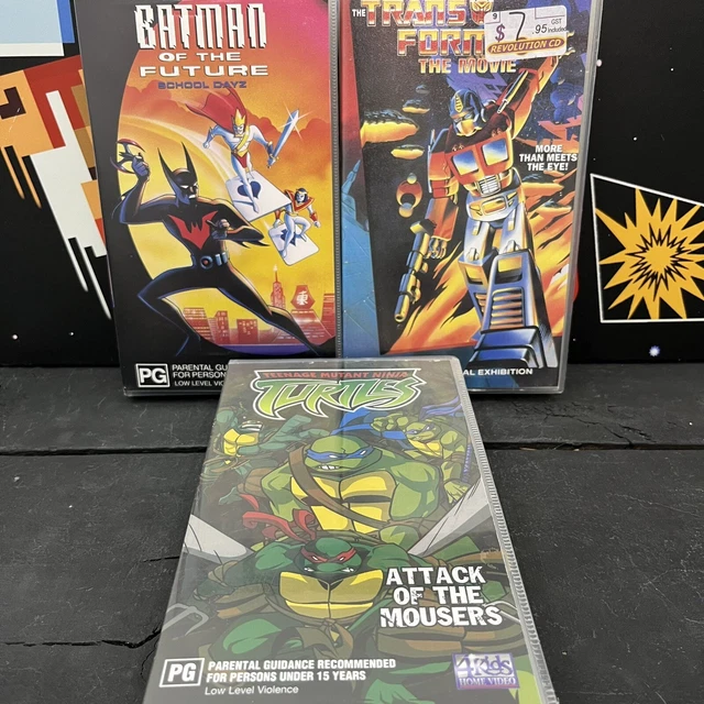 3X 90S EARLY 00s Animated VHS Transformers Turtles Batman FREE TRACKED ...