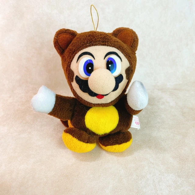 RARE 1993 SUPER Mario collection Raccoon mario vintage Plush Doll toy ...