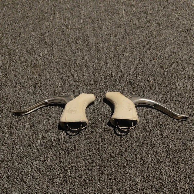 CAMPAGNOLO NUOVO RECORD Brake Levers, white hoods vintage £85.20 ...