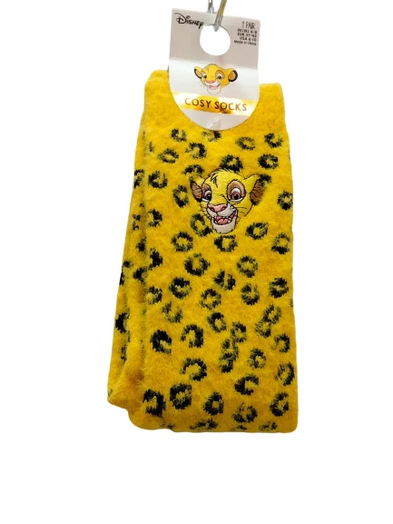 DISNEY THE LION King Cosy Socks Ladies Simba 1 Pair Winter Socks UK 4-8 ...