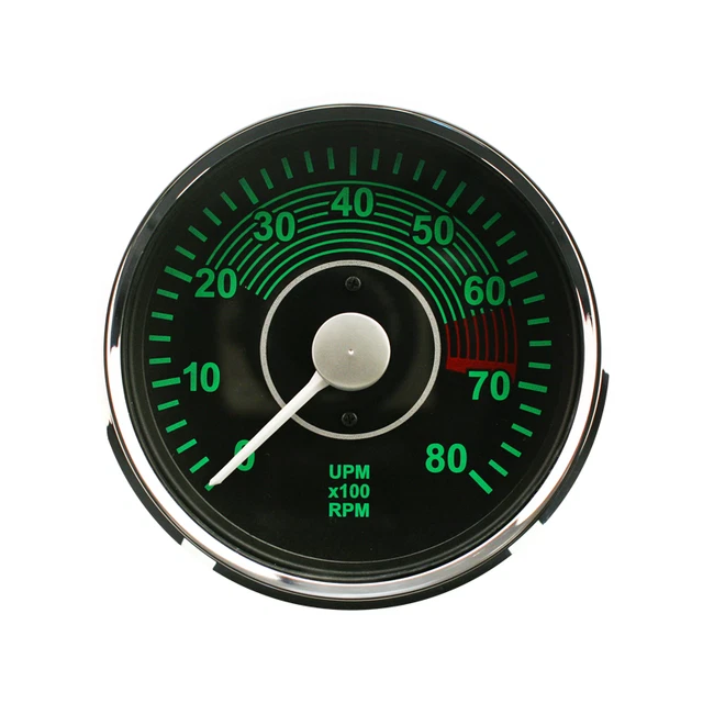 PORSCHE SMITHS TACHOMETER 356 0-8K Rpm Illuminated Gauge 100Mm Chrome ...