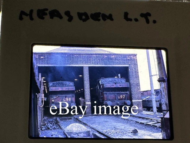 ORIGINAL 35MM RAILWAY Slide Neasden LT Shed Pannier Tanks No.97 & No.98 ...