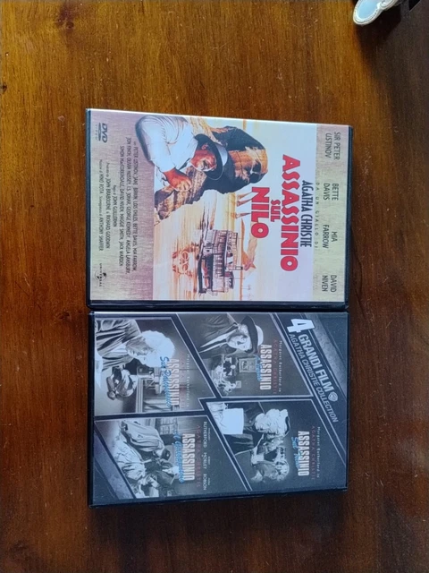 AGATHA CHRISTIE COLLECTION DVD 4 film + Assassinio Sul Nilo EUR 19,56 ...