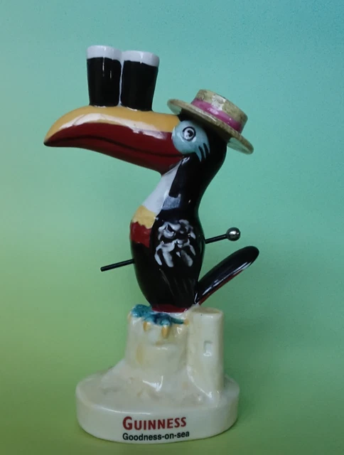 GUINNESS ADVERTISING TOUCAN Ceramic Limited Edition 'Seaside Toucan' £ ...