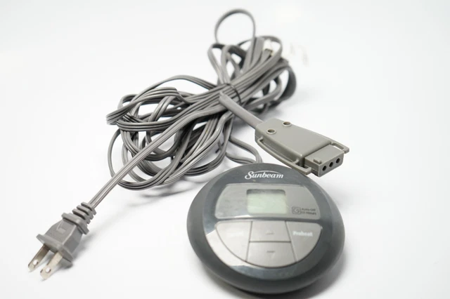 SUNBEAM Z85 3 Prong Electric Heated Blanket Controller Remote *Tested ...