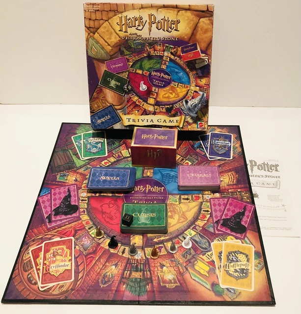 HARRY POTTER AND The Philosopher's Stone Trivia Board Game Mattel 2000 ...