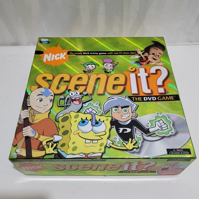NICK SCENE IT? The DVD Board Game Complete Nickelodeon Spongebob Drake ...