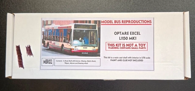 MODEL BUS REPRODUCTIONS Optare Excel L1150 MK1 Resin Kit MBR002 £46.00 ...