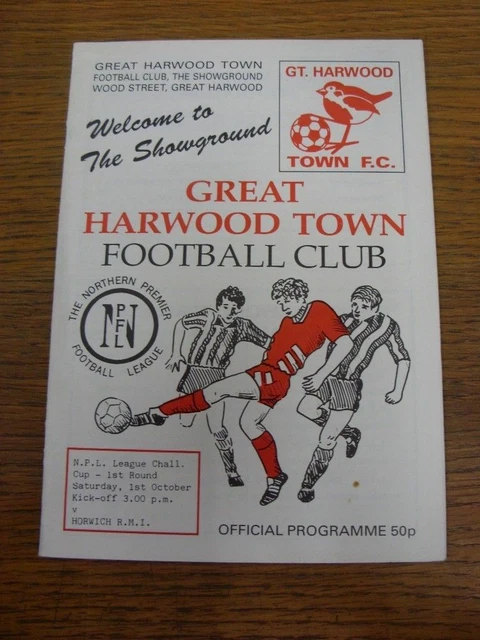 01/10/1994 GREAT HARWOOD Town v Horwich RMI [Northern Premier League ...