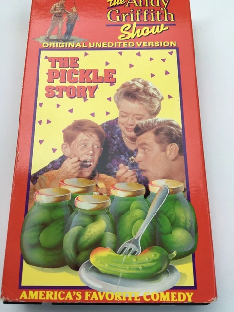 THE ANDY GRIFFITH Show-The Pickle Story-VHS-#5512-Original Air 12/18 ...