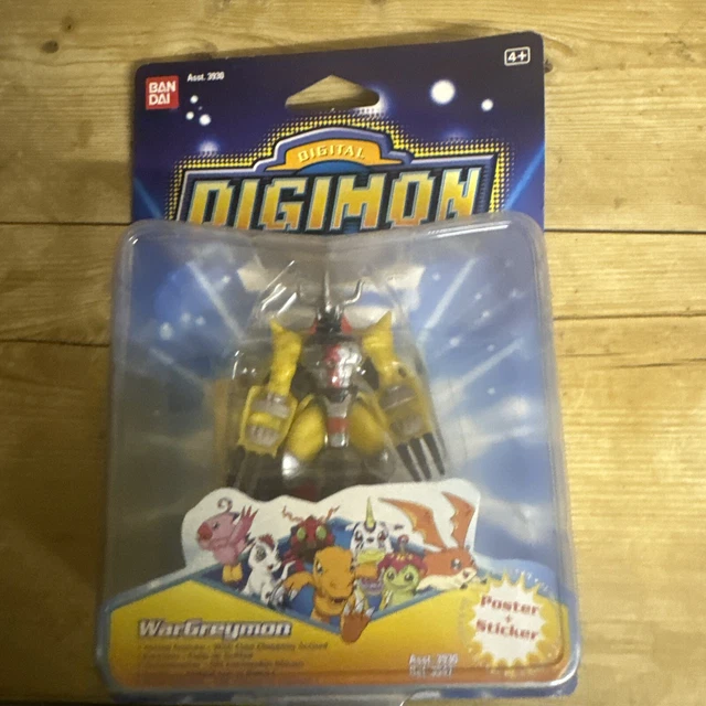 DIGITAL DIGIMON MONSTERS -Wargreymon - 90's Figure (by Bandai) *RARE ...