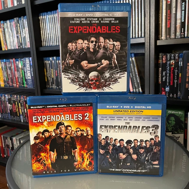THE EXPENDABLES COLLECTION 1-3, Blu-Ray / DVD, Sylvester Stallone ...