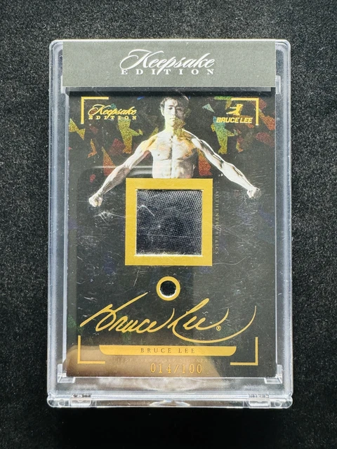 2024 ÉDITION SOUVENIR Bruce Lee 50e anniversaire patch laser relique ...