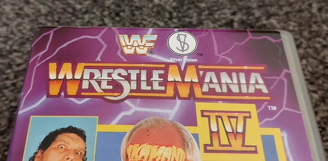 WWF/WWE WRESTLEMANIA IV (4) Hulk Hogan Pal Vhs Video Silver Vision Wrestling £10.00 - PicClick UK