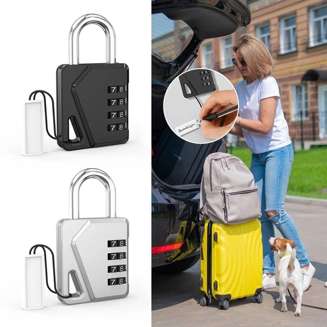 PADLOCK 4 DIGIT Password Lock Anti-theft Security Coded Lock Home EUR ...
