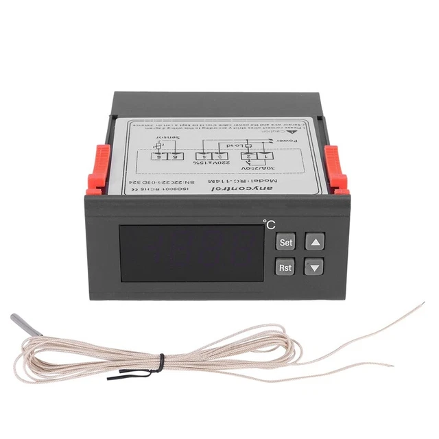 220 V / 30A Digitaler Temperatur Regler Rc-114M Thermostat Relais Ausgang -2284 EUR 27,36 ...