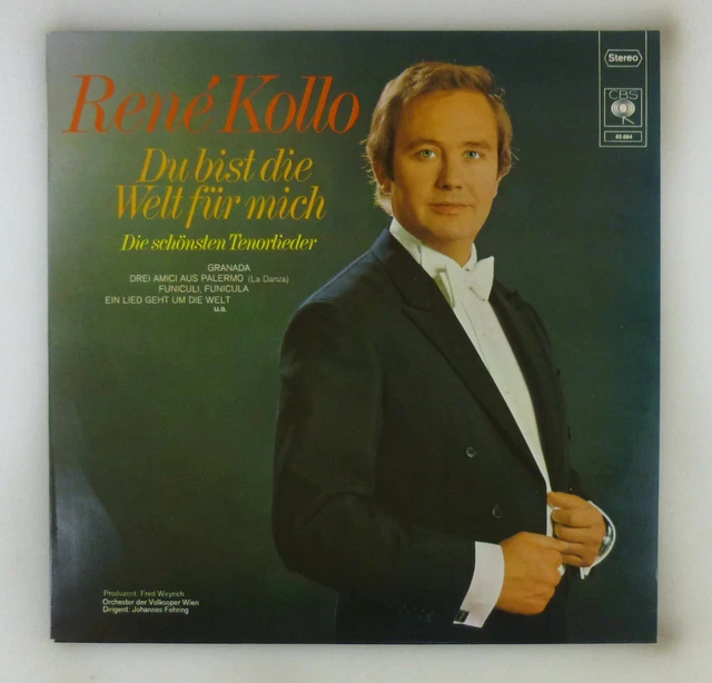 12 & LP Vinyle Rene Kollo Du Bist Die Welt pour Mich - C3486 K28 EUR 11,98 - PicClick FR