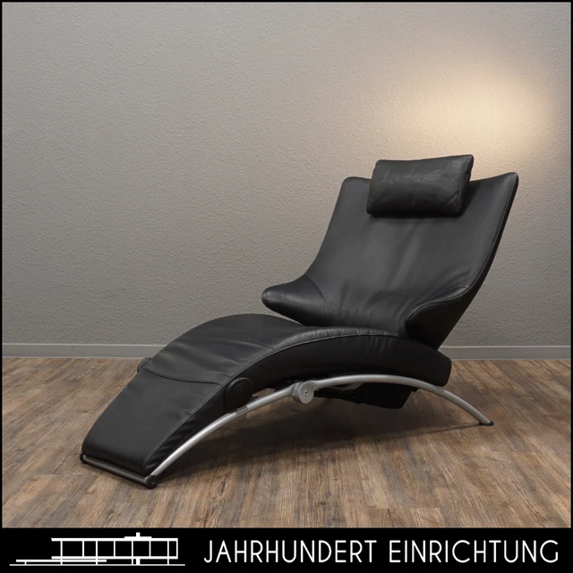 WK WOHNEN SOLO 699 | Echtleder Schwarz | Multifunktion Sessel Design ...