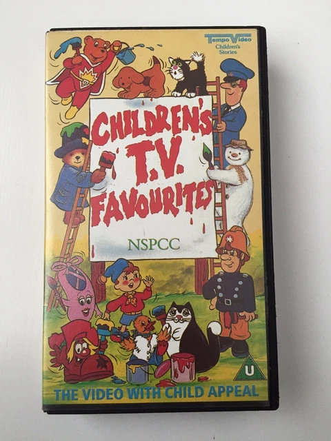 CHILDREN'S TV FAVOURITES NSPCC 1987 10 Adventures VHS Video £8.00 ...