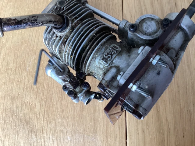 RADIO CONTROL MODEL Aircraft Engine, OS, FS 40, With Box & Instructions ...