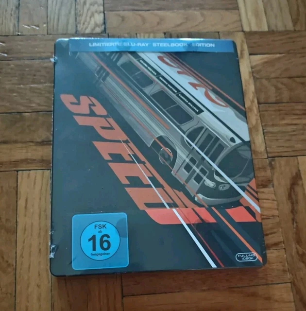 SPEED (1994) STEELBOOK Blu-ray Keanu Reeves Sandra Bullock NEU NEW ...
