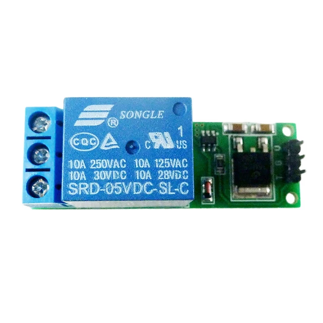 DC 6V-24V FLIP-FLOP Latch Relay Module 1 Channel Bistable Self-locking ...