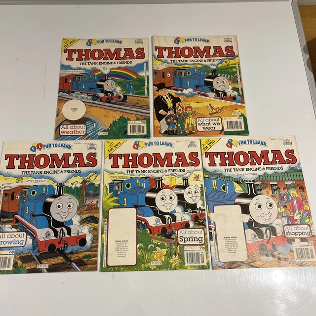 THOMAS THE TANK Engine And Friends Comic 71,72,73,74,75 Fun to Learn ...