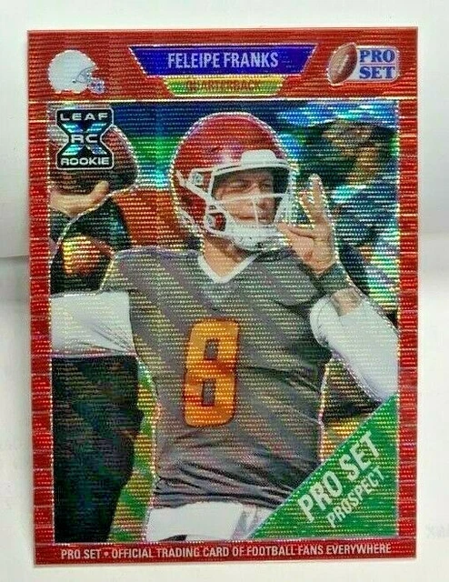 FELEIPE FRANKS 2021 Hoja Metal Pro Set Prospect #27 - Rojo Ola Xrc #'D ...