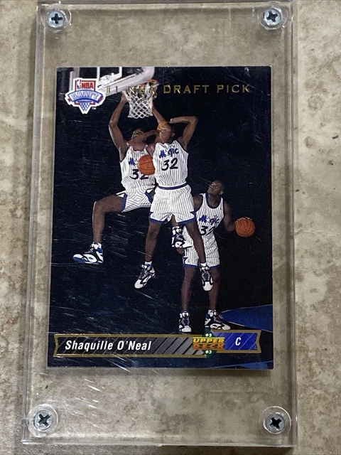 92-93 UPPER DECK Shaquille O'Neal Shaq recrue HOF #1 Draft Pick NBA EUR ...