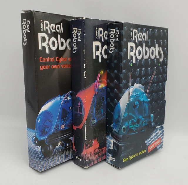 ULTIMATE REAL ROBOTS Cybot VHS Video Tape Cassettes x3 £10.00 - PicClick UK