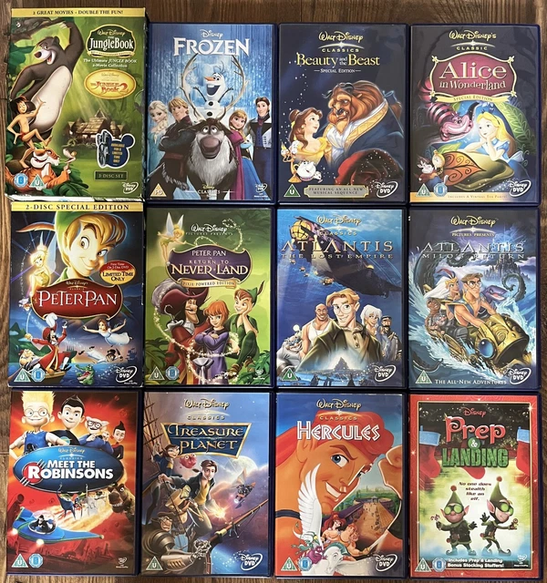WALT DISNEY CLASSIC DVD Bundle x 12 + DVD Box Sets - Jungle Book Etc ...