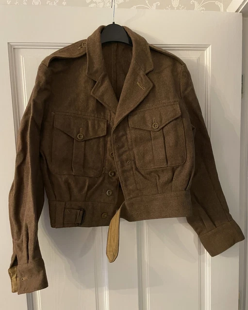 VINTAGE BRITISH ARMY military uniform suit Battledress 1949 pattern ...