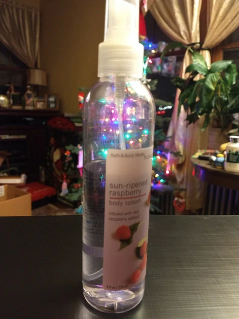 BATH & BODY Works Sun-Ripened Raspberry Body Splash (Discontinued) Used ...