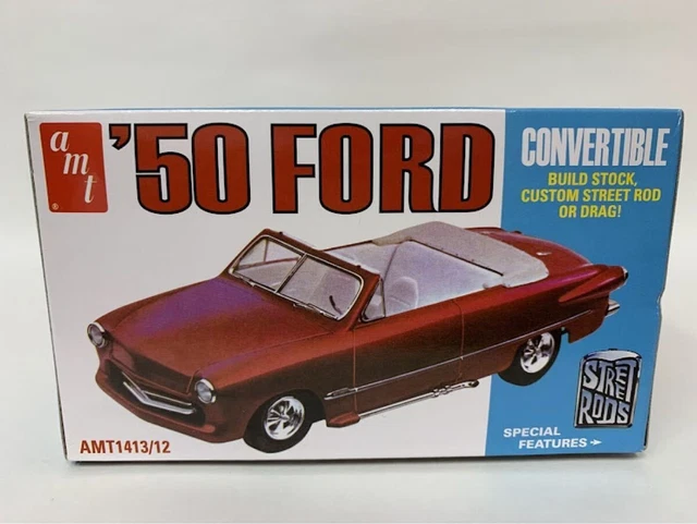 AMT 50 FORD 1/25*Rat Hot Rod Kustom Chop Top Impala Hirohata Mercury 49 ...