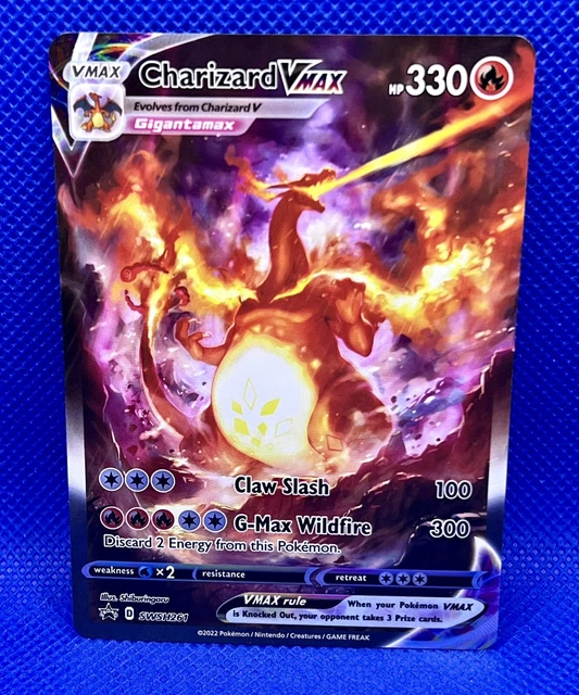 CHARIZARD VMAX SWSH261 Pokemon Black Star Promo Sword & Shield Ultra ...