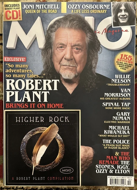 MOJO MAGAZINE ISSUE 383 October 2025 Robert Plant (w/cover-mount CD ...