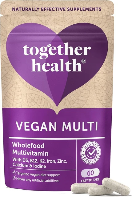 TOGETHER HEALTH VEGAN Multi Vitamin & Mineral 60 capsule £16.55 ...