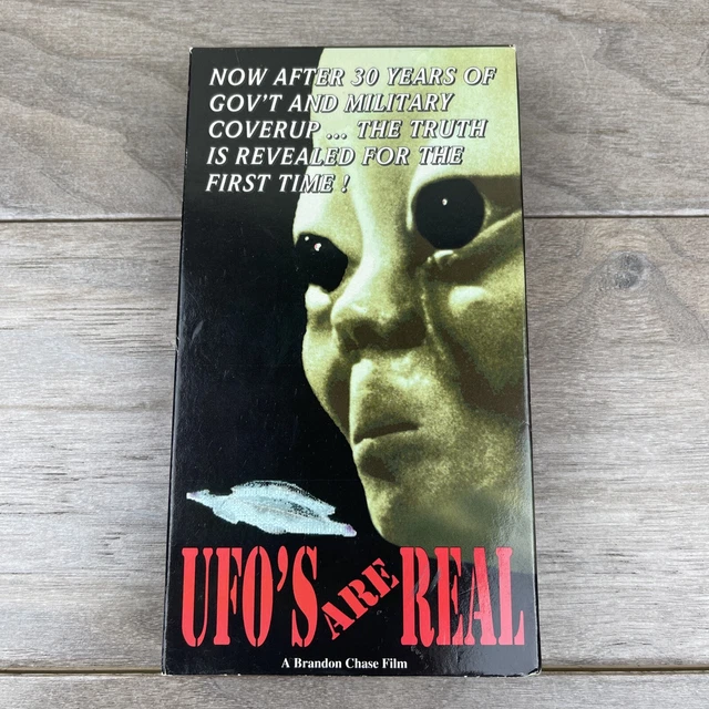 UFO'S ARE REAL VHS Brandon Chase Film Government Conspiracy Aliens 1979 ...